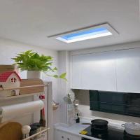 China 2*2ft 110V AC Artificial Sunlight Skylight, Frameless 600x600 LED Panel Light for sale