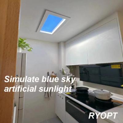 China 2*2ft 110V AC Artificial Sunlight Skylight, Frameless 600x600 LED Panel Light for sale