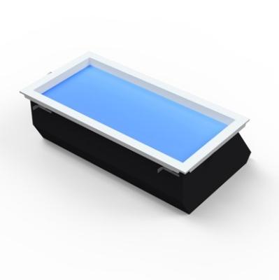 China 50W Circadian Rhythm LED Fake Window Light 8000 Lumen 60x30cm Wall Mount Sunlight Simulator for sale
