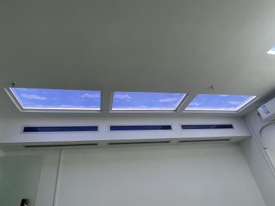 China Artificial LED Skylight 300W 140° Light Direction Aluminum Alloy White 600x600mm for sale