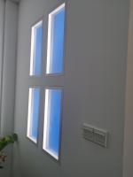 China 150W LED Skylight Panel 6000LM Natural Daylight Lighting 1200×600×295mm for 8-12 Sqm Areas for sale