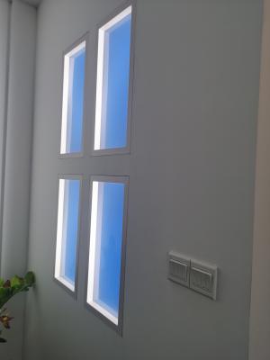China 150W LED Skylight Panel 6000LM Natural Daylight Lighting 1200×600×295mm for 8-12 Sqm Areas for sale
