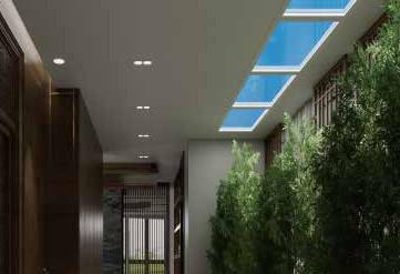 China 100W Dimmable LED Fake Skylight with 2200K-7800K Color Temperature and Remote Control for sale