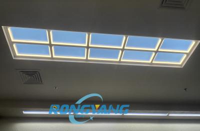 China Slim Sky LED Panel Light Smart Control Soft Blue Sky Effect LED Skylight Panel for Ceiling Reserve Height 70mm for sale