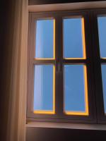 China Circadian Rhythm Fake Window Light 160W 10000LM APP Remote Control Rayleigh Scattering LED Skylight Panel for sale