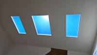 China LED Fake Skylight 150W Circadian Lighting Smart Tuya App Remote Control No Flicker CRI95RA for sale