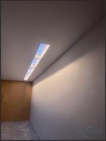 China 600×300mm LED Ceiling Panel Light with 30° Angled Light and Circadian Lighting for Natural Sky Simulation for sale