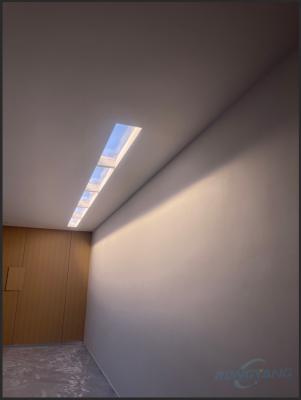 China 600×300mm LED Ceiling Panel Light with 30° Angled Light and Circadian Lighting for Natural Sky Simulation for sale
