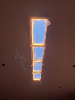 China Surface Mounted Artificial Skylight with CRI >95 and 50,000h Lifespan for Circadian Lighting for sale