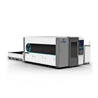 China Metal Stainless Steel 2000w Cnc Fiber Laser Cutting Machine Gantry Double Drive for sale