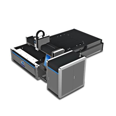 China Stainless Steel Aluminum Pipe 2000W Fiber Laser Cutter Raycus Cypcut Control for sale