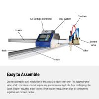 China CNC Gantry Metal Plasma Cutting Machine 15kw LGK100A Power Supply for sale