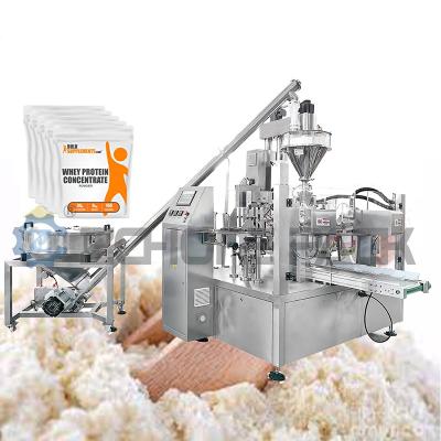 China Multi Station Coffee Packing Machine Premade Pouches Packaging Equipment for sale