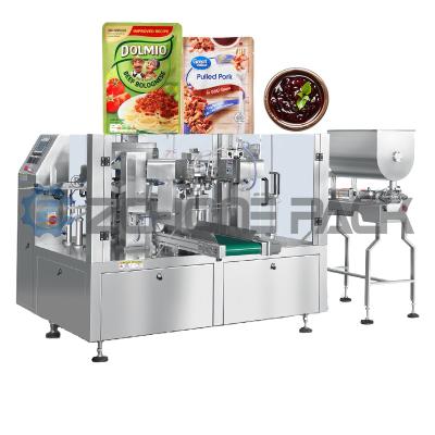 China Eight-Station Prefabricated Bag Liquid Packaging Machine Liquid Paste Viscous Fluidity Material Liquid Pumps for sale