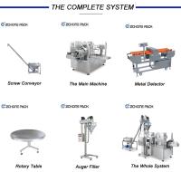 China Activated Carbon Powder Packaging Machine Premade Bag Self-supporting BagOpen ZipperAutomatic Dust Removal for sale