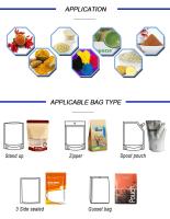 China Rotary Premade Bag Eight-station Six-station Packaging Machine Washing Powder, Flour, Milk Powder and Carbon Powder for sale
