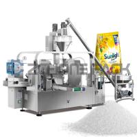 China Rotary Premade Bag Eight-station Six-station Packaging Machine Washing Powder, Flour, Milk Powder and Carbon Powder for sale