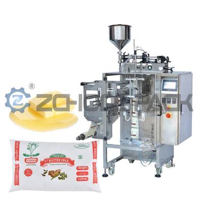 China Vertical Liquid Paste Packaging Machine with Four-Side Sealed Bags Paper/Plastic Film Automatic Filling & Sealing 220V/380V for sale