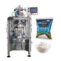 China Vertical Liquid Paste Beverage Packaging Machine Easy Operate Four-Side Sealed Food Pouch Automatic Electric Filling Sealing for sale
