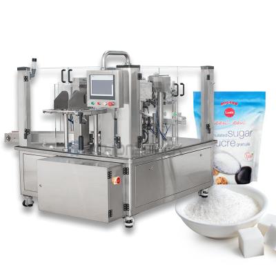 China Fully Automatic PreMade Plastic Bags Weighing Packing Machine for sale