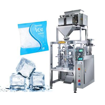 China Automatic Ice Cubes Filling Weighing Vertical Packaging Machine Beverage and Food with Roll Film Bags - Easy to Operate for sale