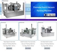 China Fully Automatic Premade Bag Vacuum Rotary Packaging Machine for sale