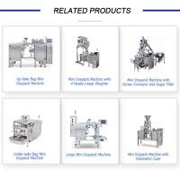 China Automatic Filling Labeling Machine for Food Items (Nuts Rice Potato Chips Candy Biscuits) Plastic Doypack Bags for sale