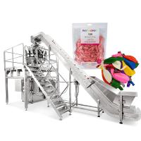 China Fully Automatic Multi Head Weigher Rotating Balloon Packing Machine for sale