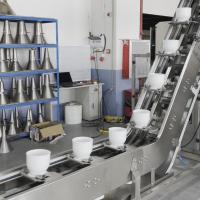 China Automatic Vertical Packing Machine for Jellyfish with Bowl Conveyor for sale