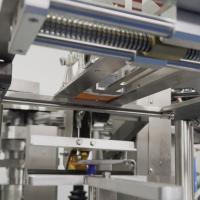 China Automatic Premade Pouch Packing Machine With Rotary Feeding Device Nitrogen Flushing for Tea Cake Pu Er Tea Brick Packaging for sale