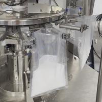 China Rotary Premade Pouch Packing Machine with 4-Head Weigher for Sugar Salt Coffee Granules Snacks Auto Weighing Sealing for sale