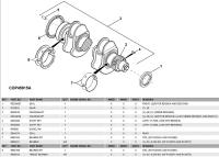China KTA19G4 Cummins Generator Parts , Main Bearing Set for sale