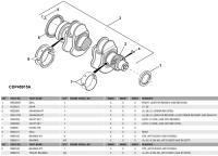 China KTA19G4 Cummins Generator Parts , Main Bearing Set for sale