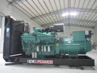China Electronic Cummins Diesel Generators With Water Cooling, standby800KW, 3 phase,50HZ,open type for sale