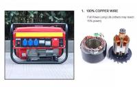 China 4 Stroke Air Cooled Engine 13HP Electric Quiet Gasoline Generator 5kw Portable for sale