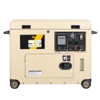 China Portable Electric Start Diesel Power Generator Force Air Cooled OEM for sale