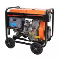 China 10 Kva 3kw Open Diesel Generator Recoil Start Electric Start for sale