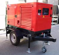 China Mobile 15kva AC Electric Motor Generator DC 400Amp Diesel Electric Welding Unit for sale