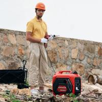 China Small Gasoline Spare Parts Silent Inverter Generator 1000W for sale