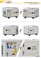 China White Small Household Diesel Generator 5Kva DC Generator for sale