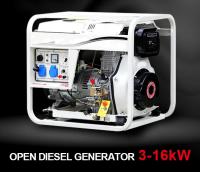 China Low Weight Diesel Generator With Self Matching Wheels 10kw 12KVA for sale