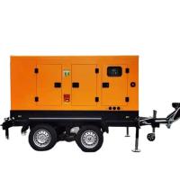 China 40kw 50kva Super Quiet Mobile Diesel Generator Set Can Be Used In Factories for sale