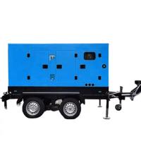 China 40kw 50kva Super Quiet Mobile Diesel Generator Set Can Be Used In Factories for sale
