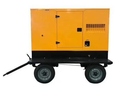 China Cummins 35kva 45kva Silent Mobile Diesel Generator For Outdoor Camping for sale