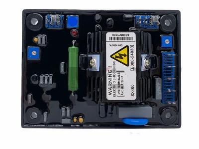China Single Phase Diesel Generator Accessory AVR Automatic Voltage Regulator Black for sale