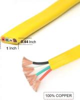 China Generator PVC Power Cord , 25Ft Generator Power Extension Cord 50 Amps for sale