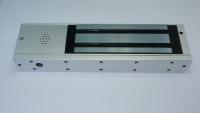 China Zinc 12 / 24VDC Double Electric Magnetic Lock With Buzzer 1200LBs Holding Force for sale