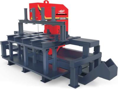 China ISO9001 Approved 4000W Vertical Band Saw 22m/min for Metal Cutting 350mm Height for sale