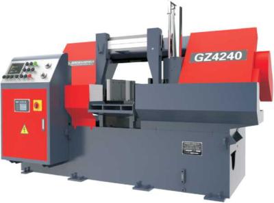 China GZ4240 Dual Column Horizontal Band Saw 4kw Metal Cutting Bandsaw 410mm Capacity for sale