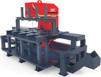 China 4000mm Long 4KW Vertical Band Saw For Metal And Wood Cutting for sale
